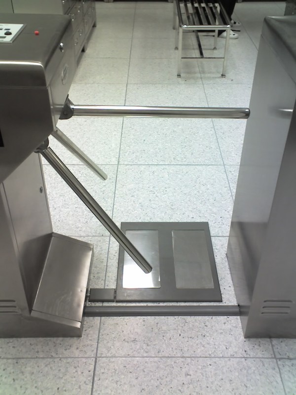 Intelligent Tripod Turnstile Gate Drop Arm Gate 304 Stainless Steel ...